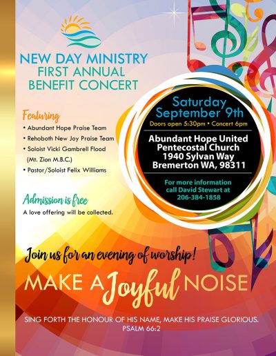 benefit-concert-flyer - Exodus Christian Web & Graphic Design Studio