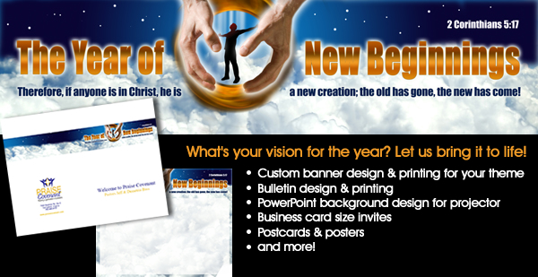 Church Theme Marketing - Exodus Christian Web & Graphic Design Studio