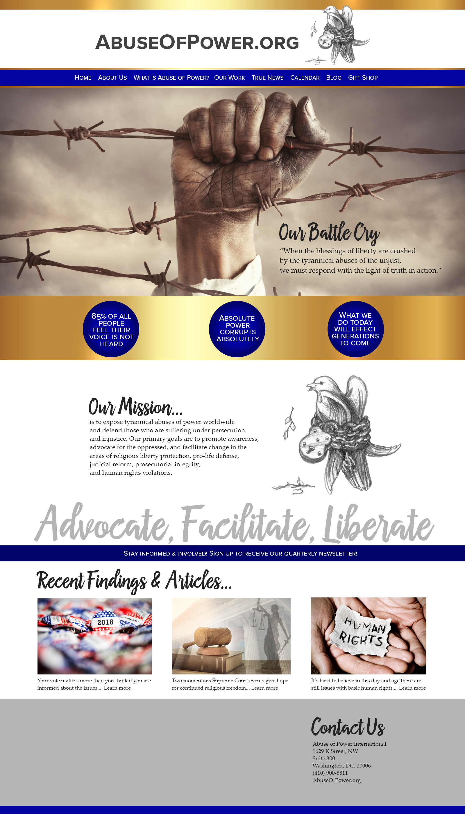 Abuse of Power - Exodus Christian Web & Graphic Design Studio